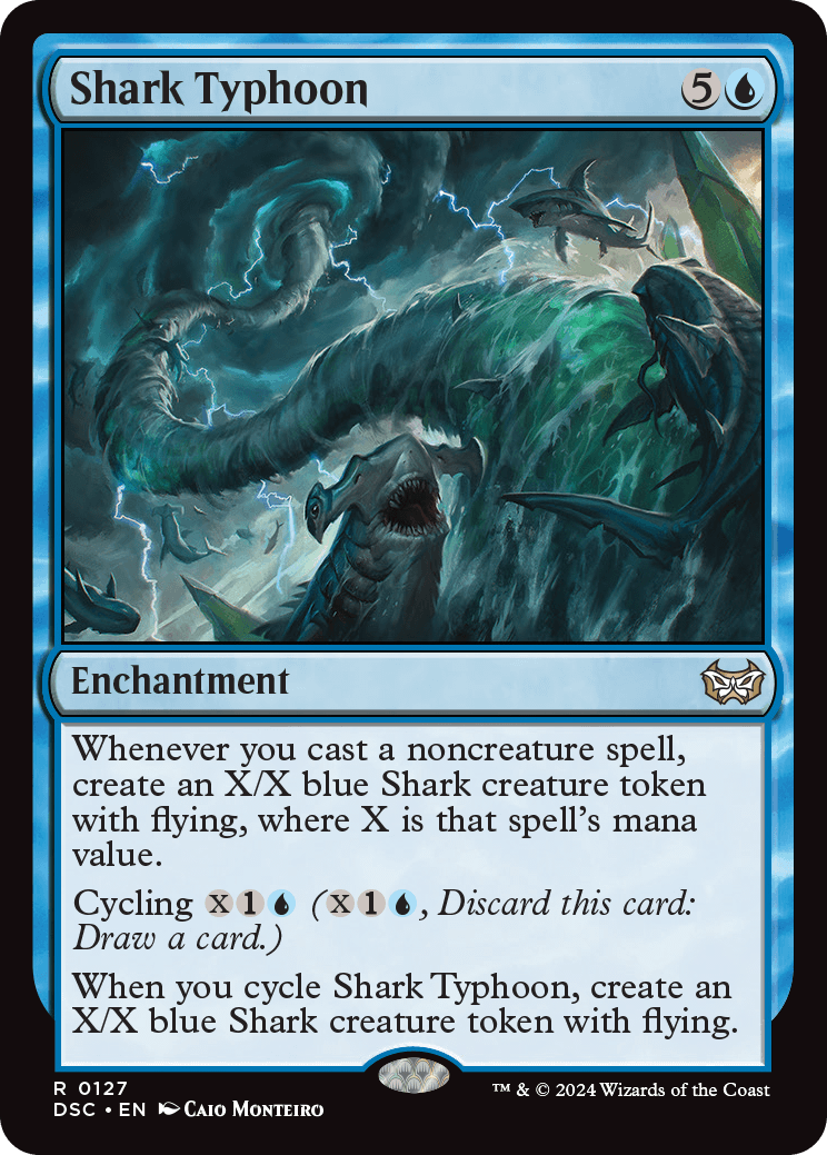 Shark Typhoon | Duskmourn: House of Horror Commander Decks | Commander ...