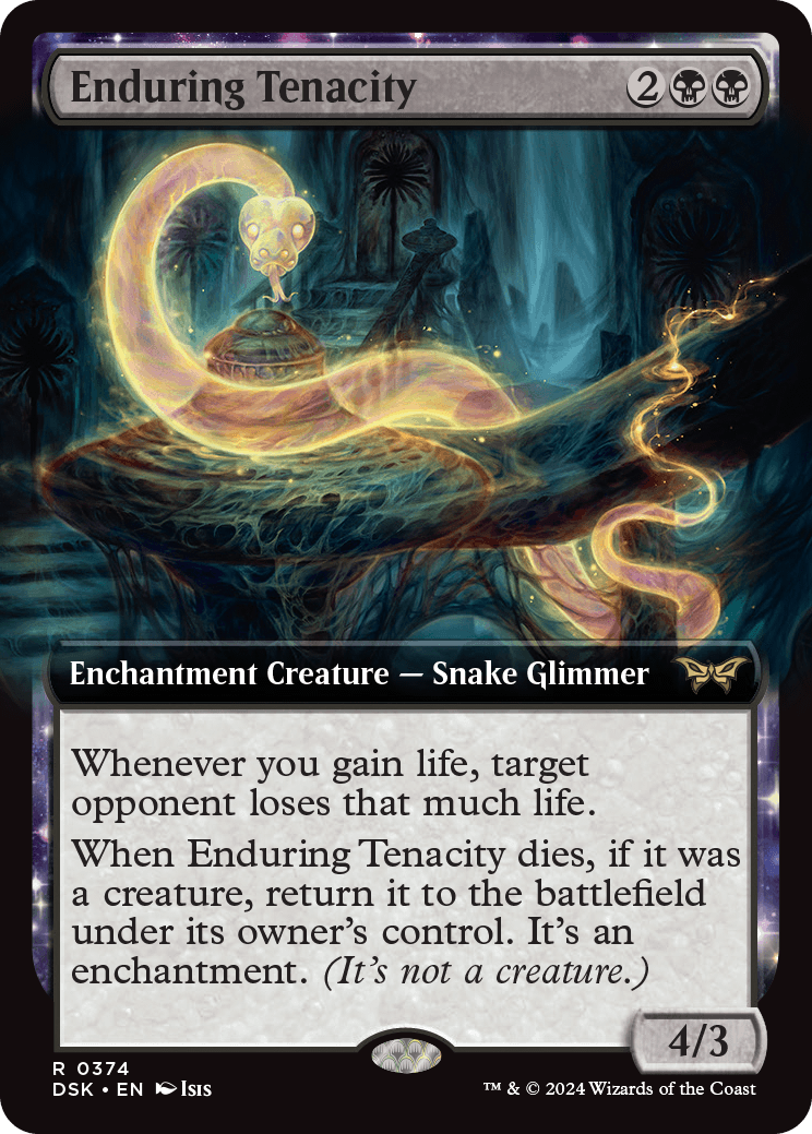 Enduring Tenacity | Duskmourn: House of Horror Variants | Standard ...