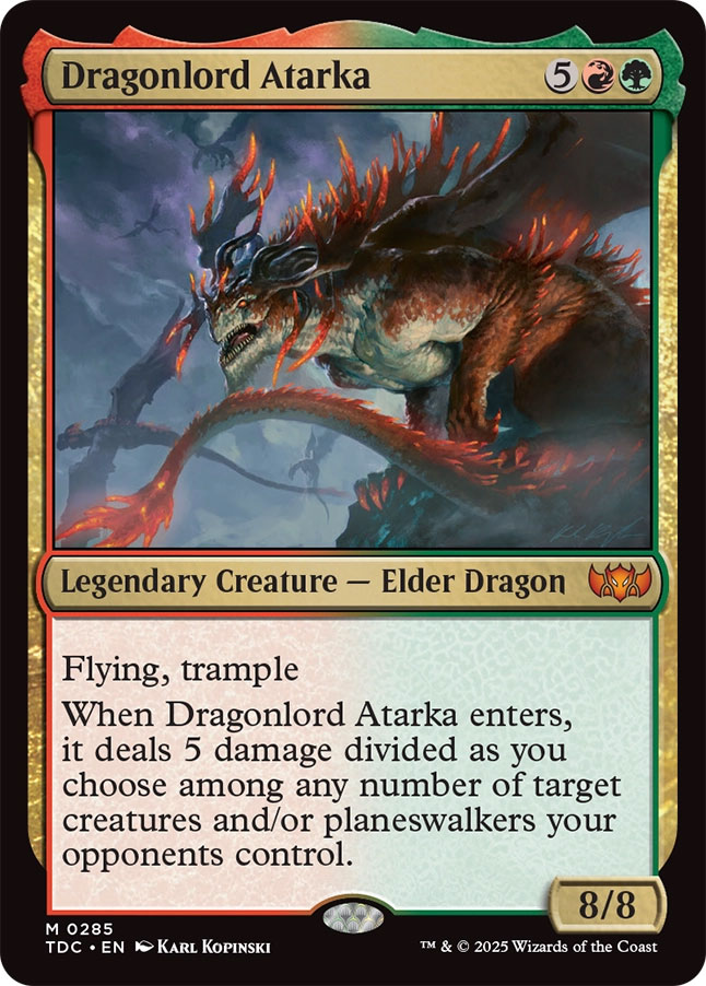 Tarkir: Dragonstorm Commander Decks: Dragonlord Atarka