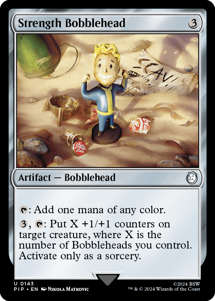Intelligence Bobblehead | Universes Beyond: Fallout | Commander | Card ...